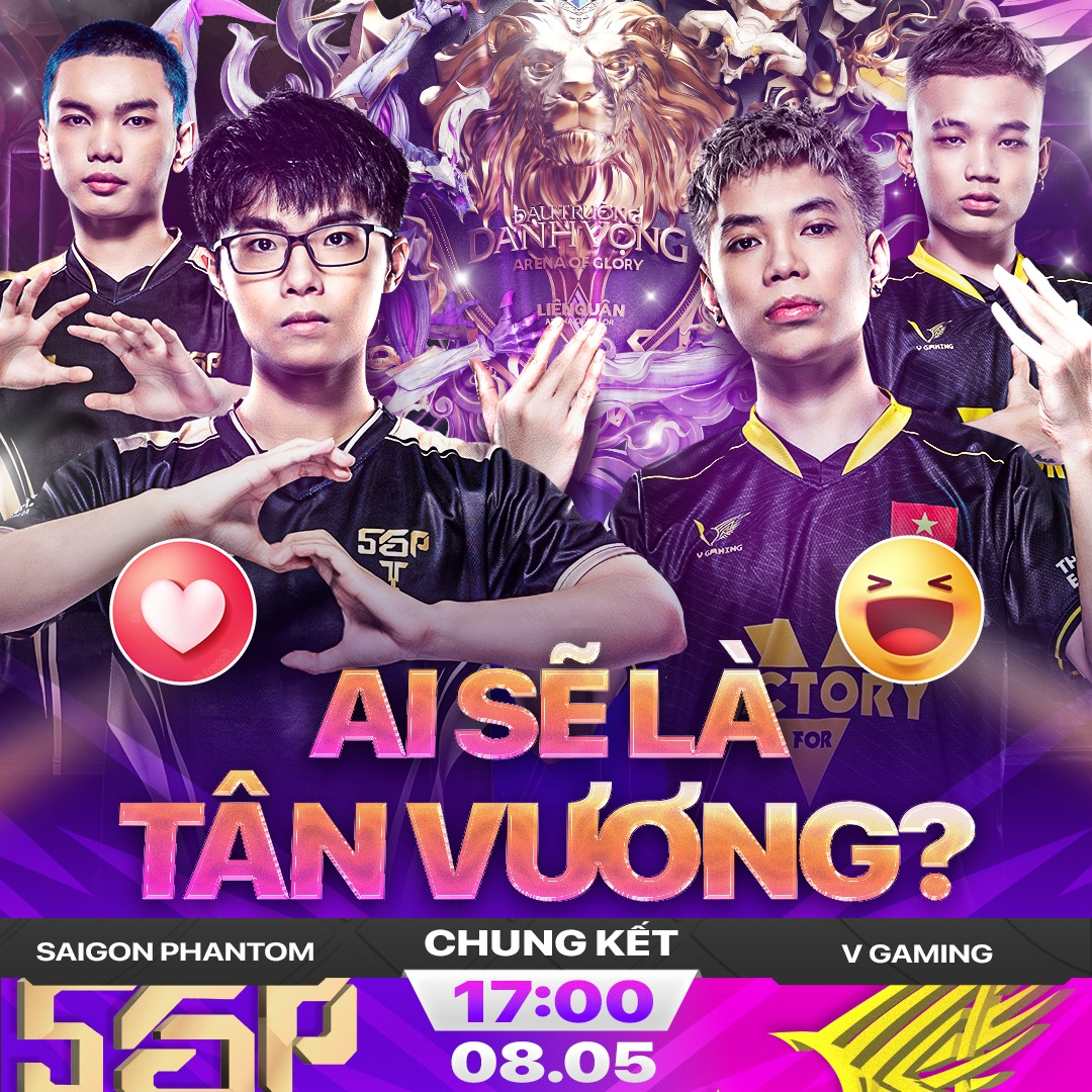 Saigon Phantom đấu V Gaming: Ai sẽ lên ngôi vô địch tại ĐTDV mùa Xuân 2022?