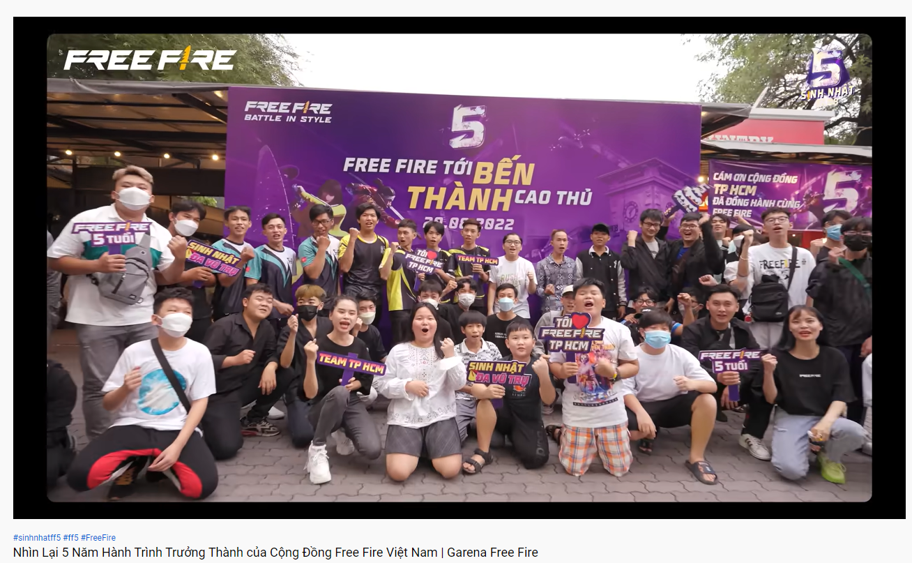 Cộng đồng game thủ Free Fire xuất hiện trên VTV3 sau hành trình 5 năm ...