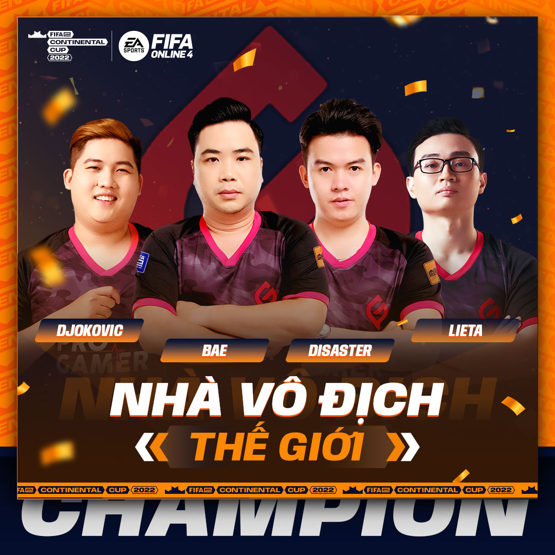 Pro Gamer vô địch FECC 2022, Việt Nam thống trị FIFA Online 4 thế giới