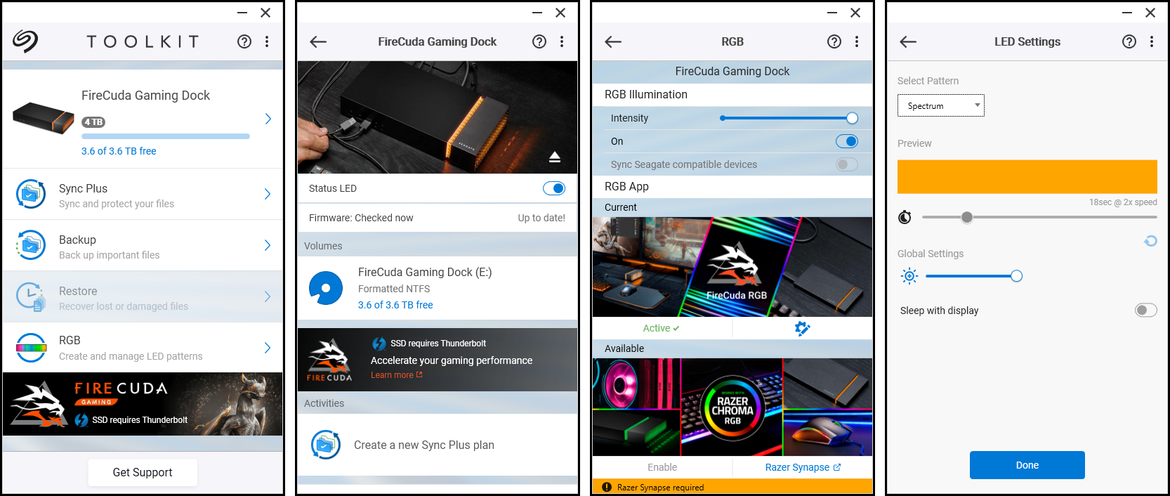 Seagate Firecuda Gaming Dock - Trung tâm lưu trữ đa chức năng cho game thủ