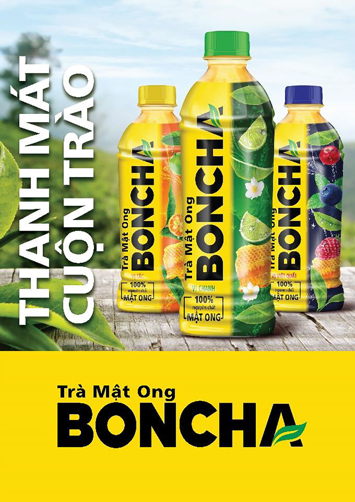 Trà mật ong BONCHA thỏa mãn cơn khát, đầy hứng khởi