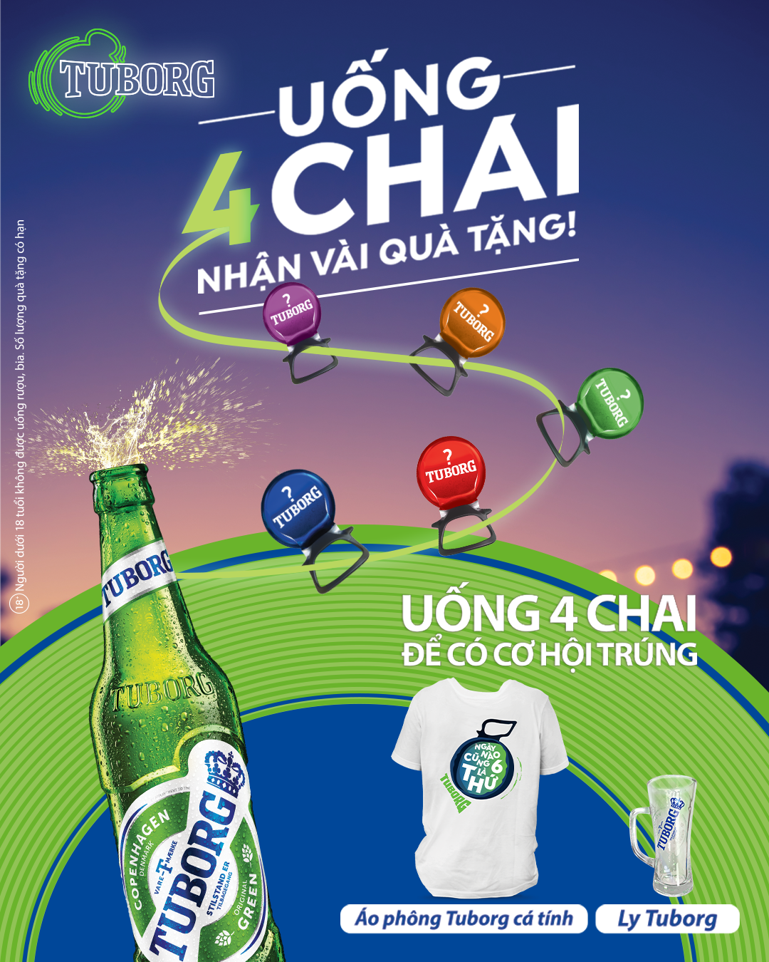 Những thông điệp ẩn giấu dưới nắp chai Tuborg hứa hẹn khuấy đảo mùa hè ...