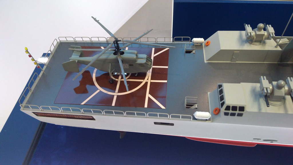 Nga giới thiệu chiến hạm Gepard 3.9 với 3 dàn phòng không Palma
