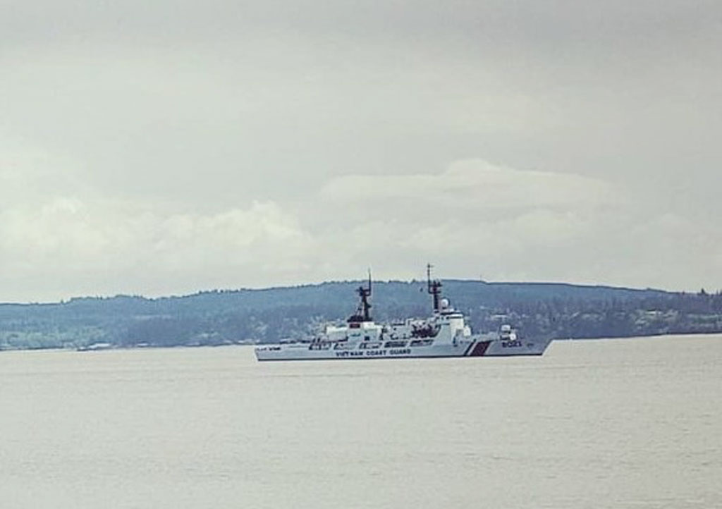 Tàu cảnh sát biển Việt Nam tại Mỹ đã sơn số hiệu