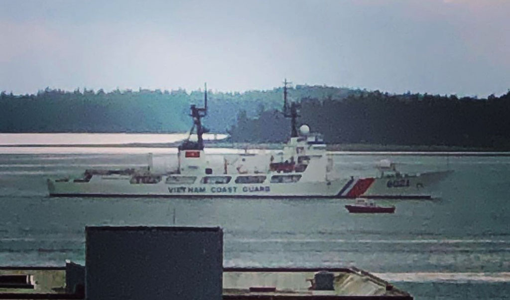 Tàu cảnh sát biển Việt Nam tại Mỹ đã sơn số hiệu