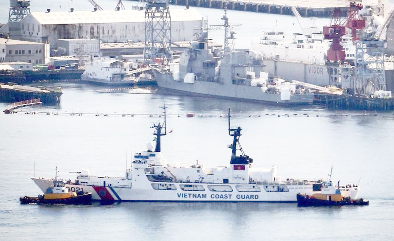 Ảnh đẹp tàu Cảnh sát biển Việt Nam tại Mỹ