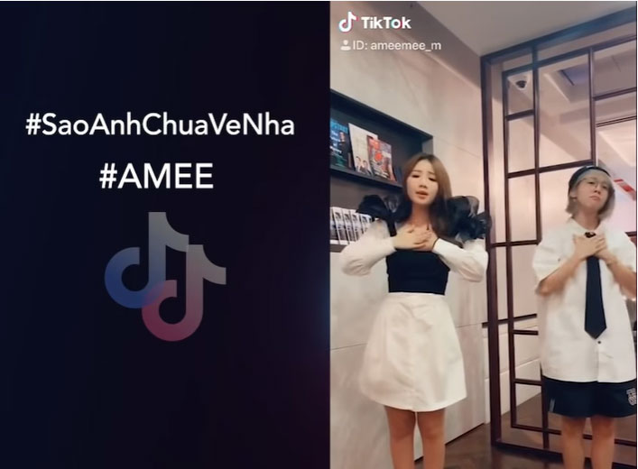 Trấn Thành, Minh Tú, Amee được săn đón nồng nhiệt trên TikTok