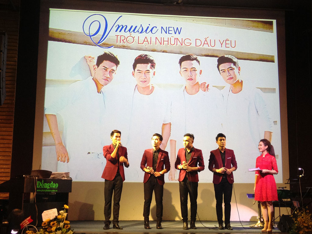 Nhóm nhạc V.Music trở lại với phiên bản mới