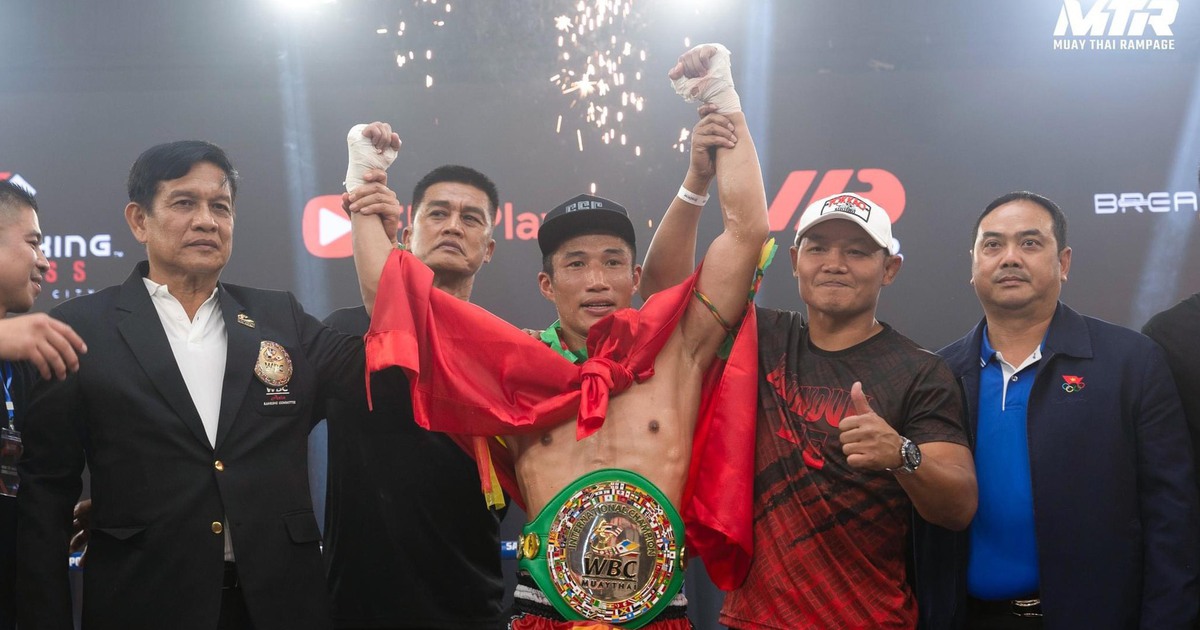 Võ sĩ Việt Nam đấu đối thủ Iran tranh đai vô địch WBC muay Thái thế giới