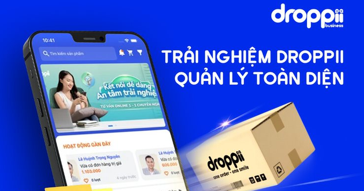 Droppii: Startup Việt với hệ sinh thái kinh doanh online 4.0