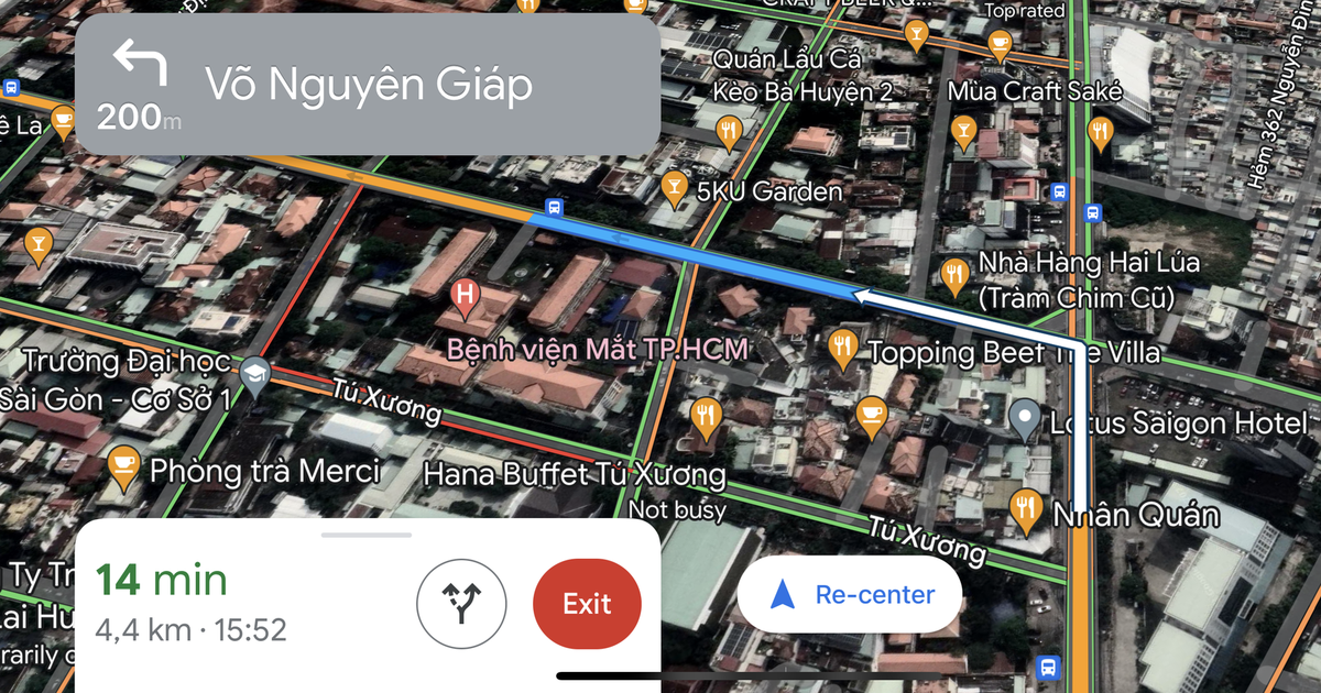 Google Maps 'nhận lỗi' đổi sai tên đường Điện Biên Phủ thành Võ Nguyên Giáp