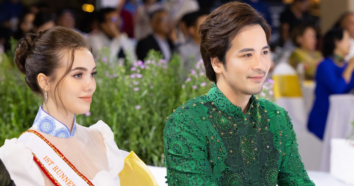 Đoàn Minh Tài khoe vẻ lịch lãm bên Á hậu Sắc đẹp Quốc tế