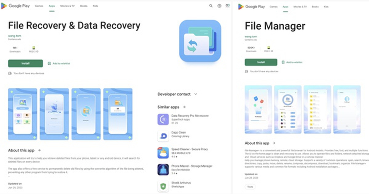 Phát hiện 2 ứng dụng độc hại trên Google Play gửi dữ liệu về Trung Quốc