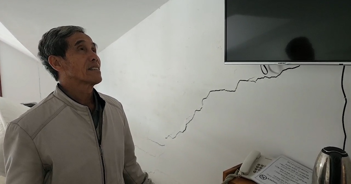 Du khách ở Đà Lạt di tản thoát thân vì khách sạn lún do đào đất