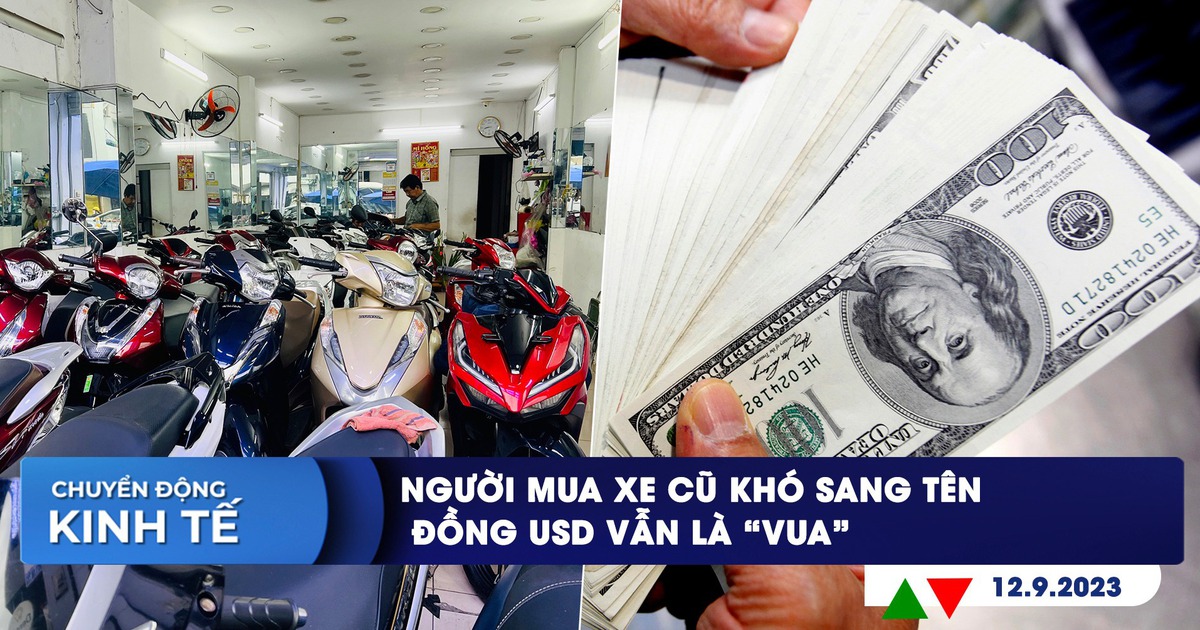 CHUYỂN ĐỘNG KINH TẾ ngày 12.9: Người mua xe cũ khó sang tên | Đồng USD ...