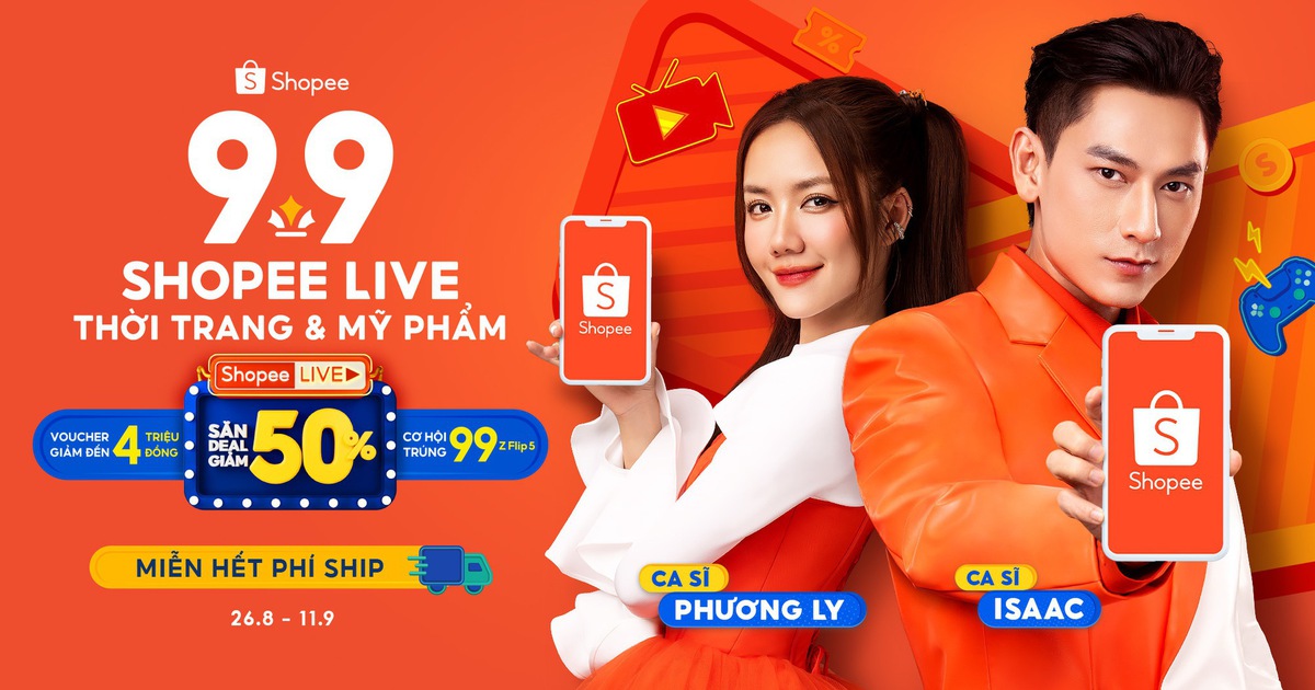 Xem Shopee Live hôm nay, săn loạt deal thương hiệu xịn