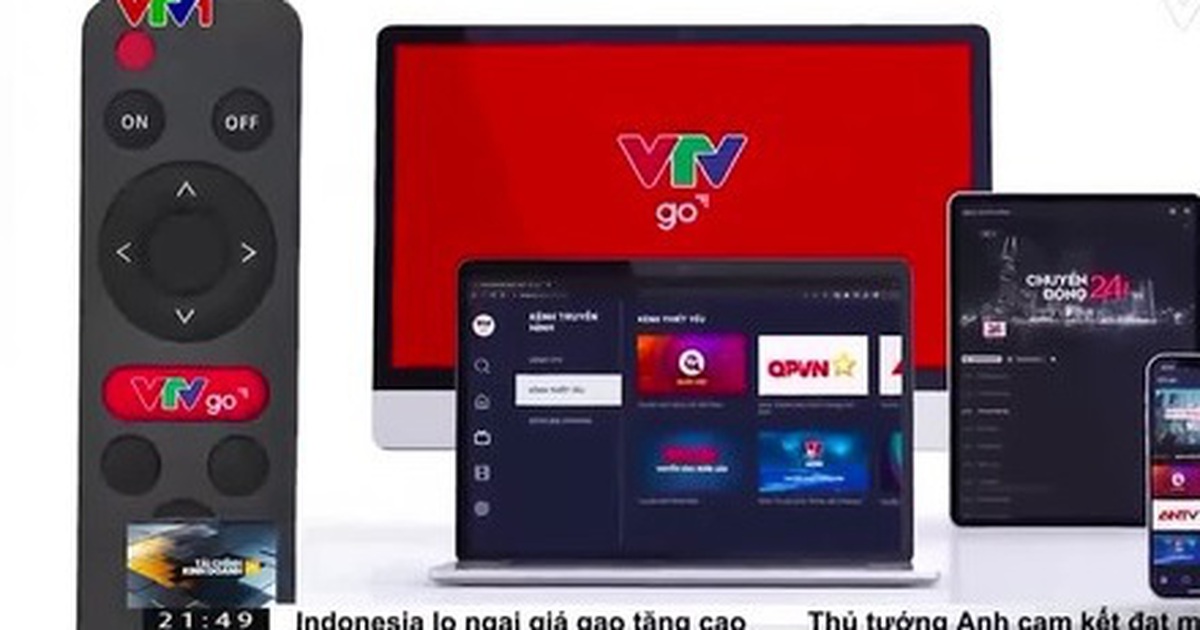 Tivi thông minh sẽ cài đặt, tích hợp ứng dụng VTVGo