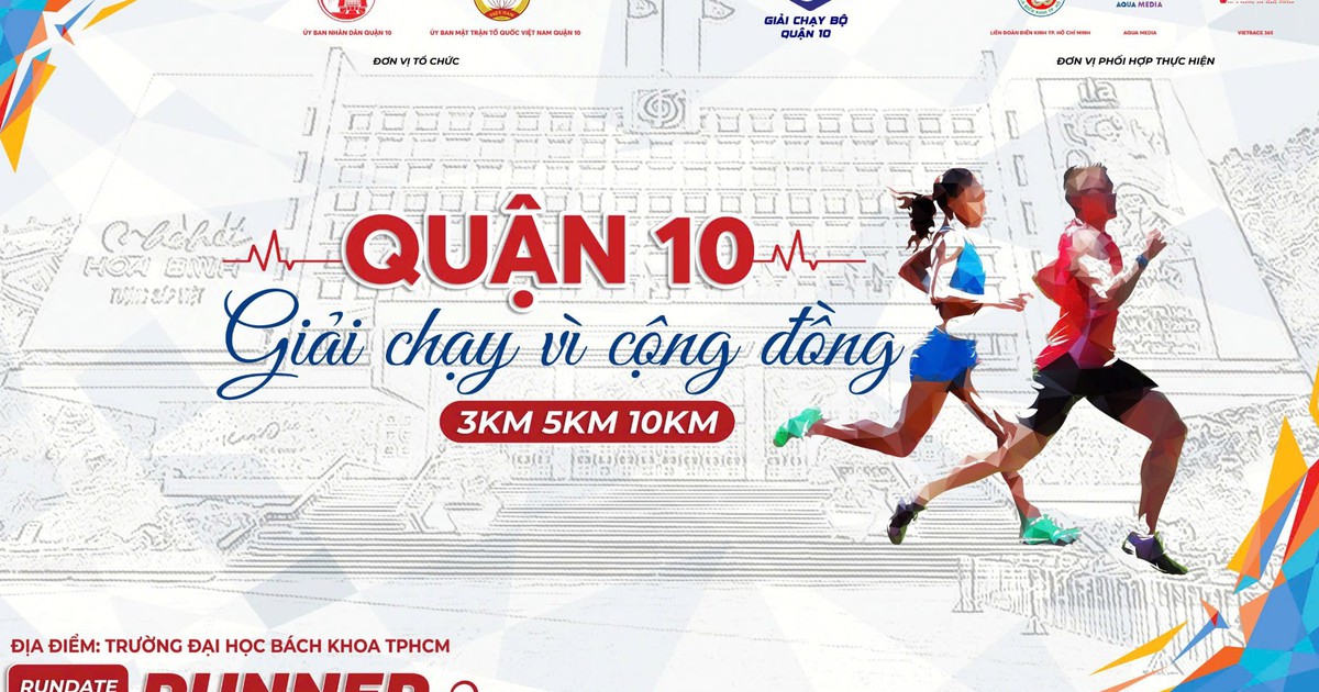 TP.HCM: Q.10 tổ chức giải chạy vì cộng đồng gây quỹ giúp người nghèo
