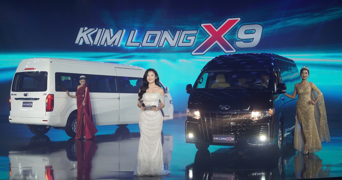 Kim Long Motor ra mắt thương hiệu xe minibus Kim Long X9