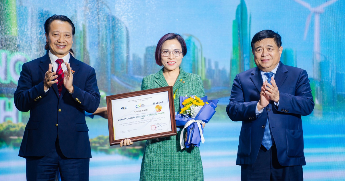 PNJ lập 'cú đúp' giải thưởng phát triển bền vững tại CSI 2024