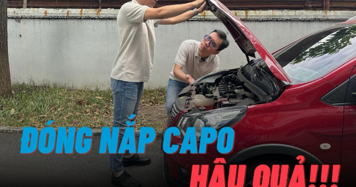Sai lầm nghiêm trọng khiến nắp capo ô tô móp méo, biến dạng