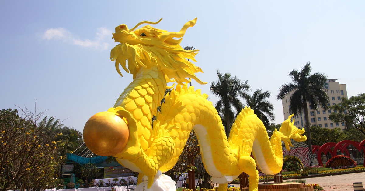 Có gì đặc biệt ở cặp rồng vàng vừa trình làng tại Quảng Nam?