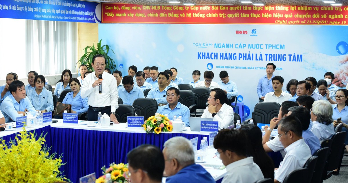 SAWACO thực hiện mục tiêu 'Khách hàng phải là trung tâm'