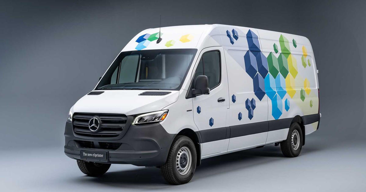 Mercedes Sprinter 2024 có bản thuần điện, cạnh tranh Ford Transit