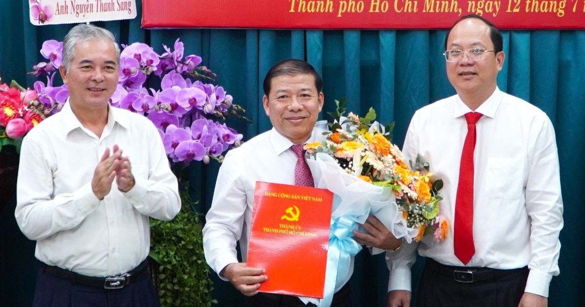 Ông Nguyễn Thanh Sang làm Phó trưởng ban Nội chính Thành ủy TP.HCM