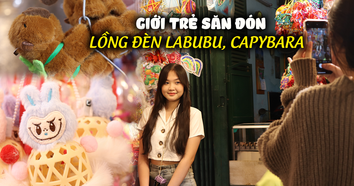 Giới trẻ đua nhau sắm lồng đèn Labubu, Capybara chơi trung thu: Sức hút ...