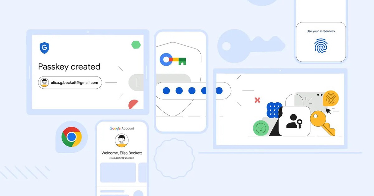 Google mở tính năng đồng bộ passkey trên các thiết bị bằng mã PIN