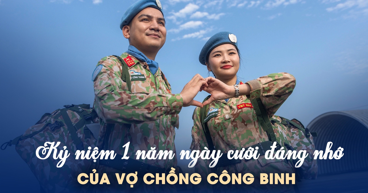 Vợ chồng công binh cùng lên đường làm nhiệm vụ giữ gìn hòa bình Liên Hiệp Quốc