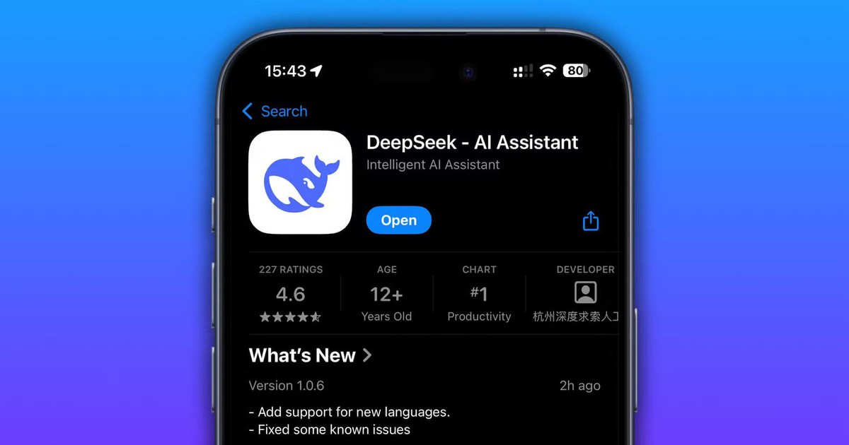DeepSeek bị xóa khỏi App Store và Play Store vì lo ngại quyền riêng tư