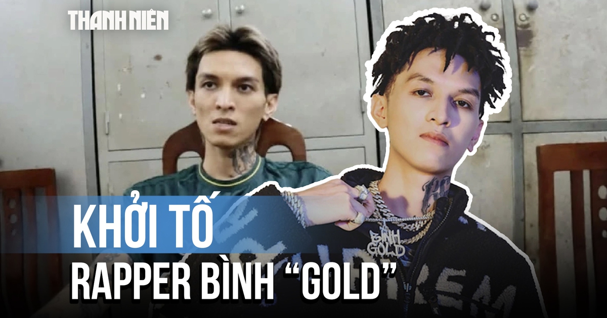 Rapper Bình ‘Gold’ bị khởi tố, bắt tạm giam