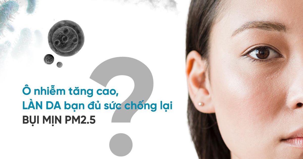 Hiểu cách bụi mịn PM2.5 phá hủy hàng rào da của chúng ta