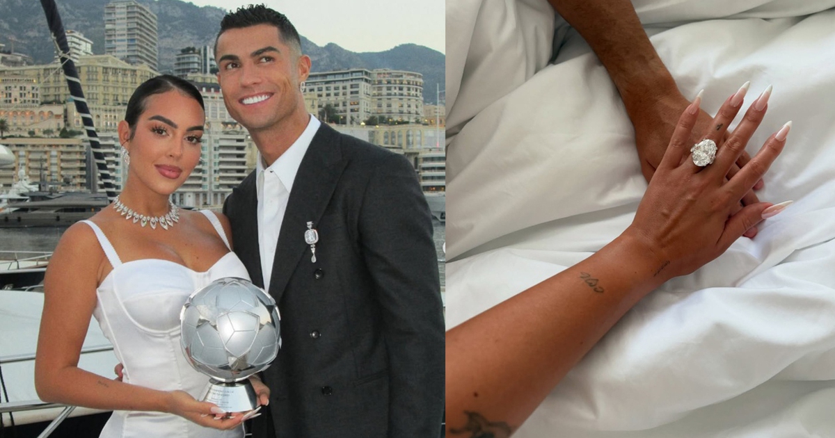Ronaldo cầu hôn Georgina bằng nhẫn kim cương ‘khổng lồ’, chương mới cho ...