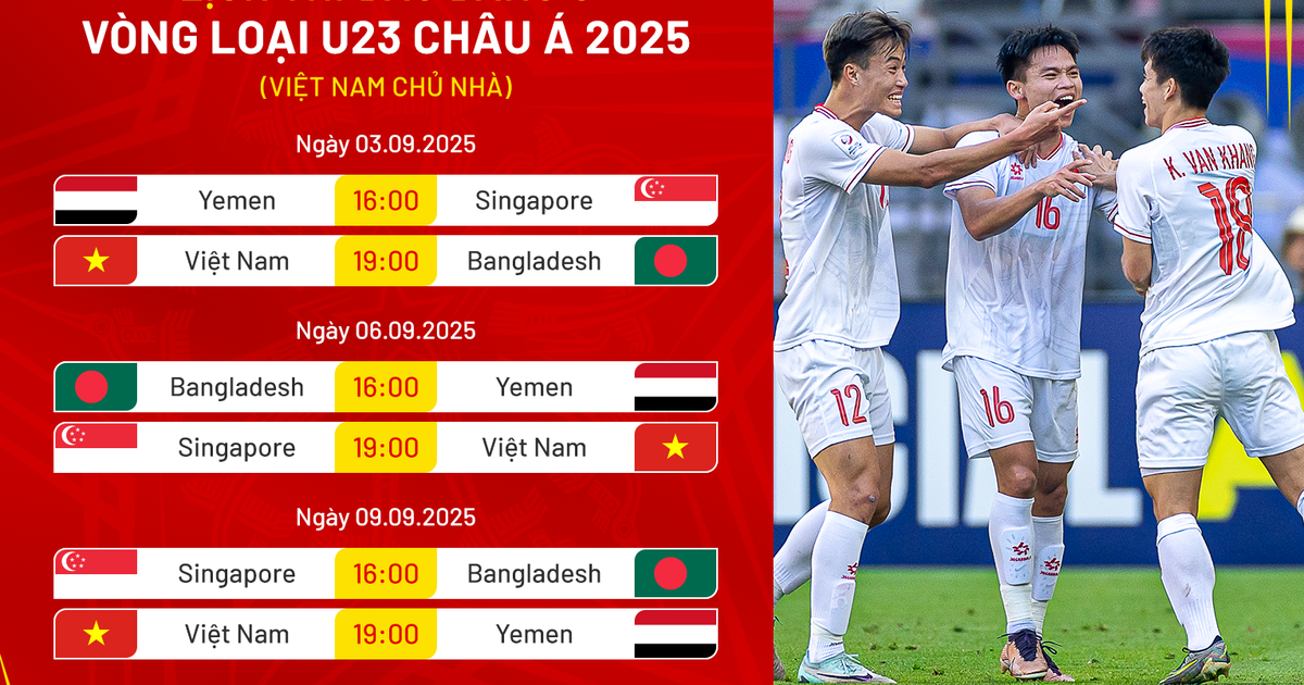 U.23 Việt Nam trở lại, đấu vòng loại U.23 châu Á ở đâu, ngày nào: FPT Play phát trực tiếp