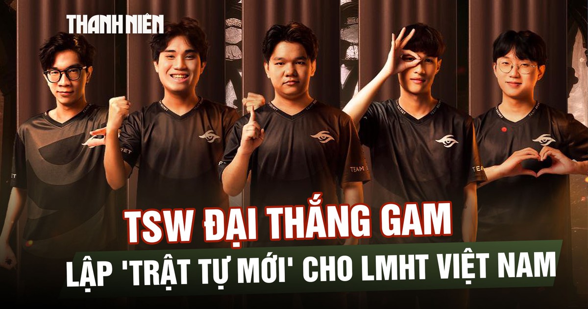 TSW đại thắng GAM, lập 'trật tự mới' cho Liên Minh Huyền Thoại Việt Nam