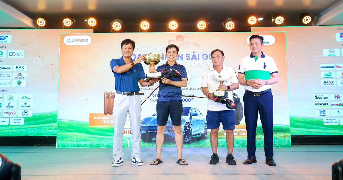 Golfer Nguyễn Nam Sơn vô địch giải golf doanh nhân Sài Gòn - Swing For Dream 2025