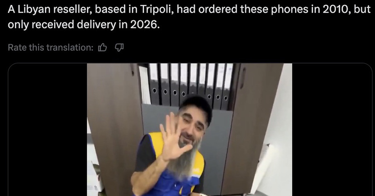 Lô hàng điện thoại Nokia được chuyển đến người nhận sau 16 năm