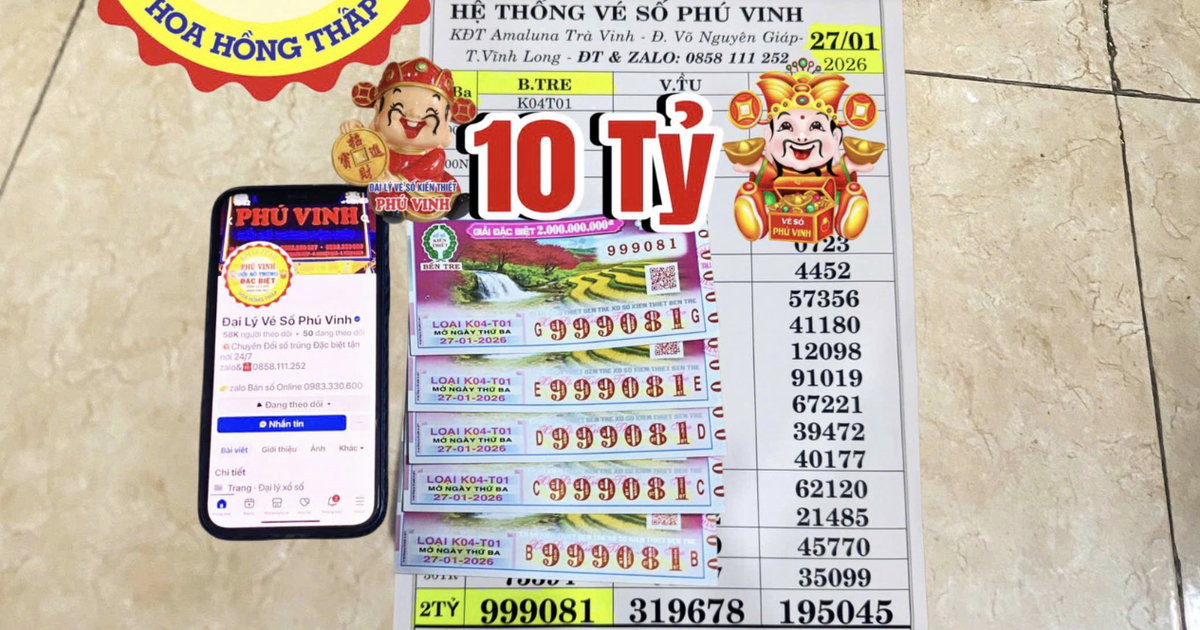 Trúng độc đắc xổ số miền Nam, 3 người miền Tây đổi đời nhờ dãy 999081