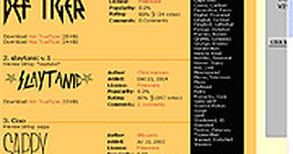 Tải hàng ngàn font chữ đẹp miễn phí