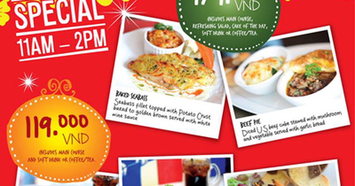 Menu Set lunch đặc biệt đón Tết Nguyên Đán chỉ từ 119.000đ tại NYDC