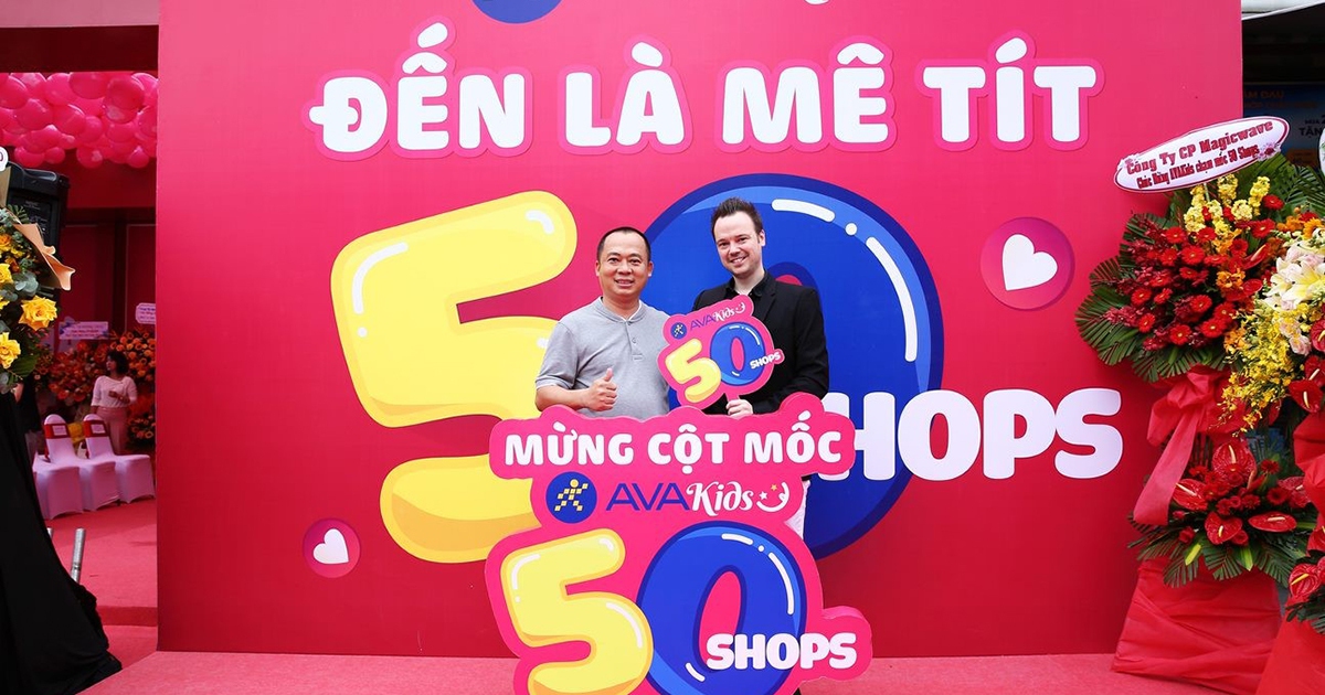 AVAKids ‘khởi động’ với 50 cửa hàng, đặt tham vọng số 1 thị trường