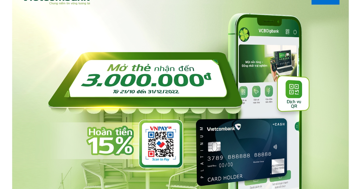 Bùng nổ ưu đãi cùng thẻ Vietcombank American Express