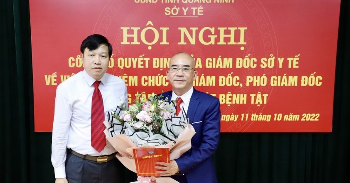 Ông Vũ Quyết Thắng làm giám đốc CDC Quảng Ninh, thay ông Ninh Văn Chủ