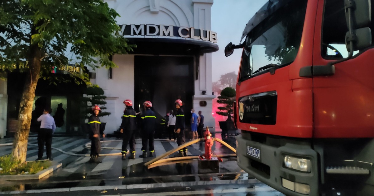 Cháy New MDM Club, bar 'đình đám' nhất TP.Hải Phòng
