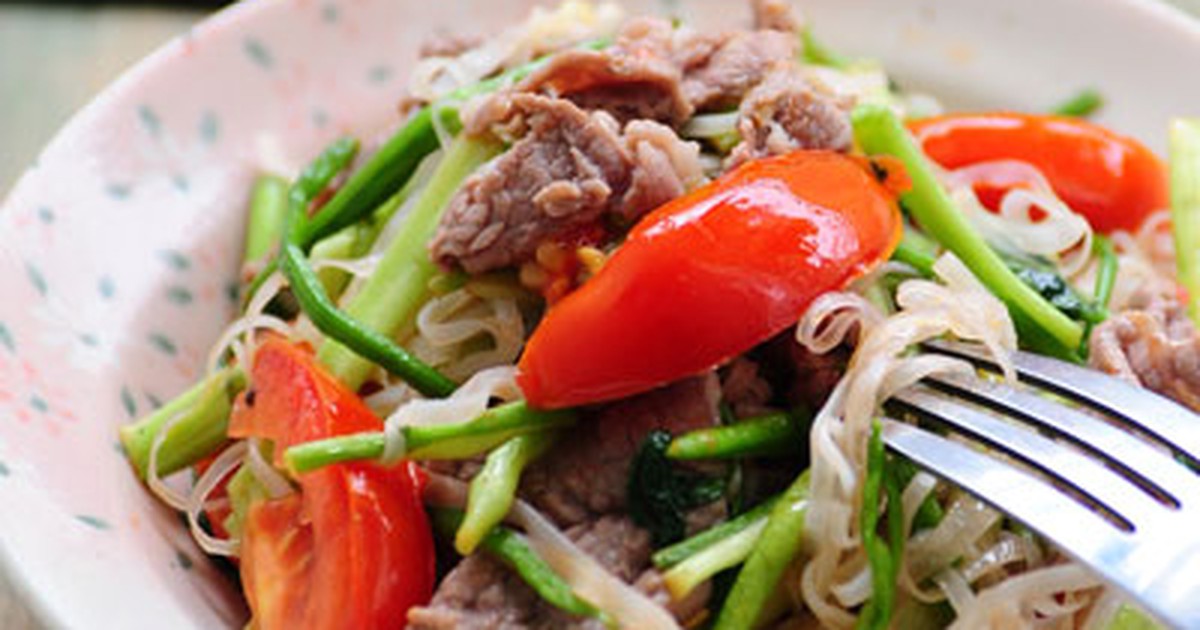 Hướng dẫn cách làm mì chũ xào bò thơm ngon