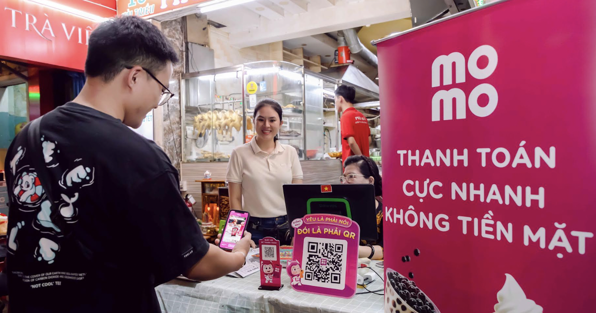 MoMo đẩy mạnh thanh toán không tiền mặt qua QR