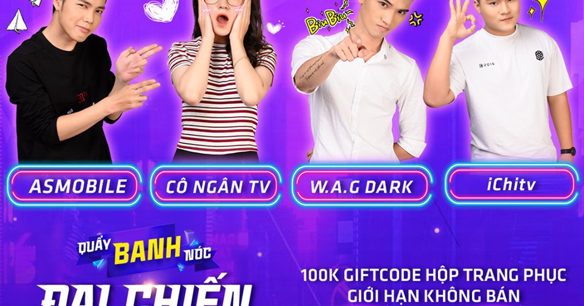 Dàn streamer Việt sẽ bước vào vòng đại chiến vào ngày 21.09